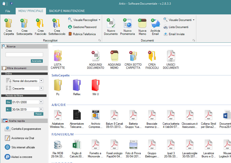 Arkiv- Software di gestione Documentale